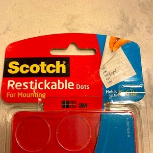 Scotch | Other | Scotch Restickable Doublesided Adhesive Dots For ...
